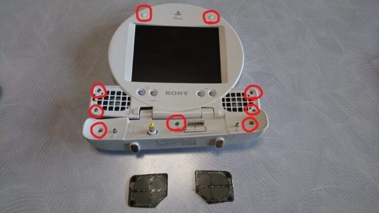 ジャンク品で購入したヒンジ部分破損の『PSoneモニター』を分解！ | よぴかりさん
